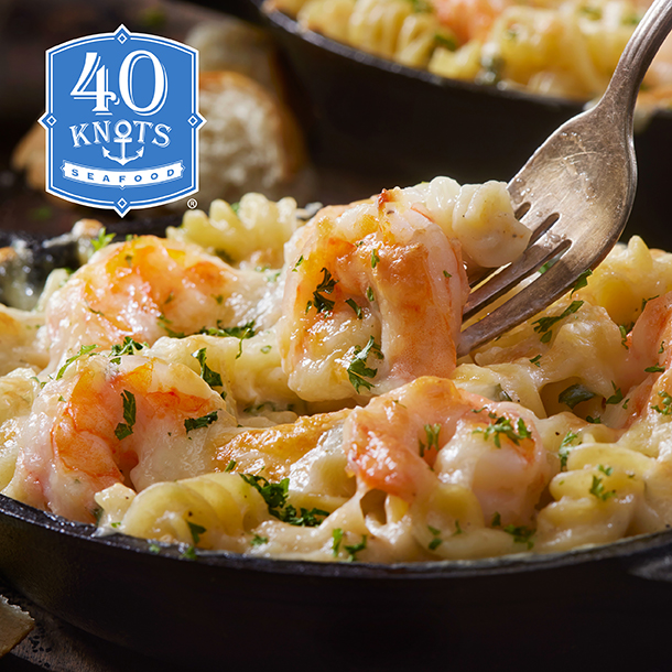 40 Knots Shrimp Alfredo - Broulim's