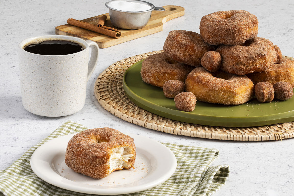 Air-Fryer Cinnamon Sugar Donuts - Kamas FoodTown
