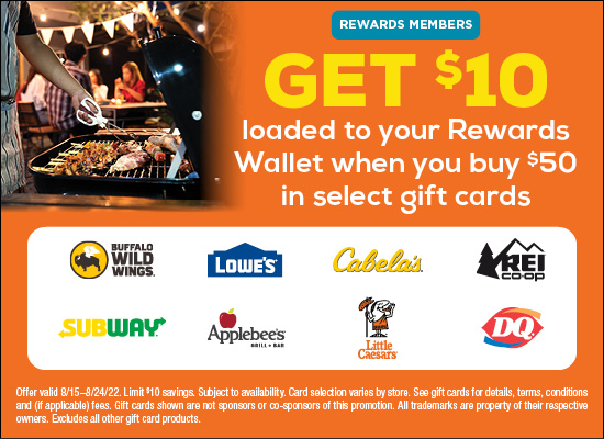 Backyard BBQ Gift Card Promotion - Macey's