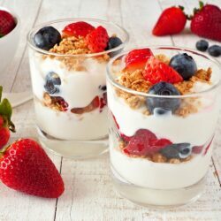 Berry Yogurt Parfait - Macey's