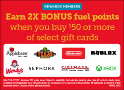 Bonus Fuel Points - Lin's Fresh Market