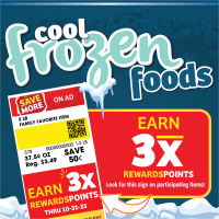 Celebrate Frozen Foods Month with 3X Bonus Points! - Cash & Carry Foods
