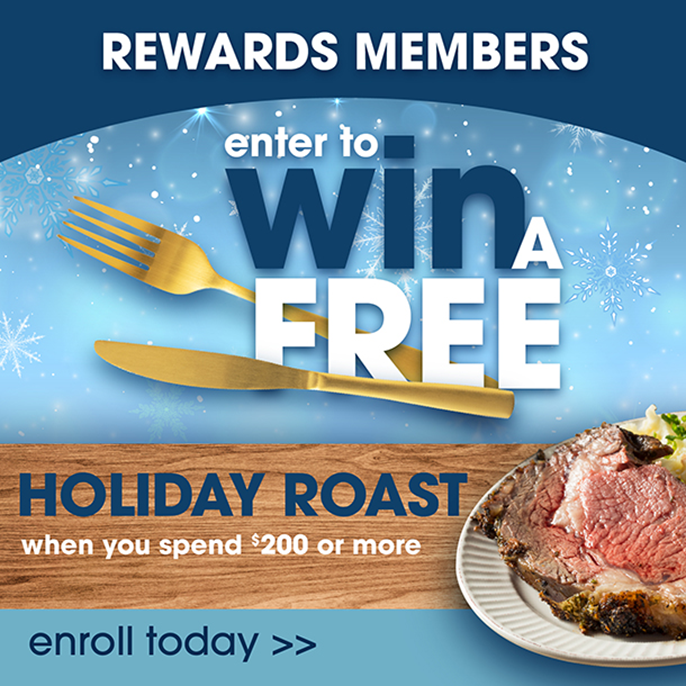 Enter To Win A FREE Holiday Roast - Blair's Market