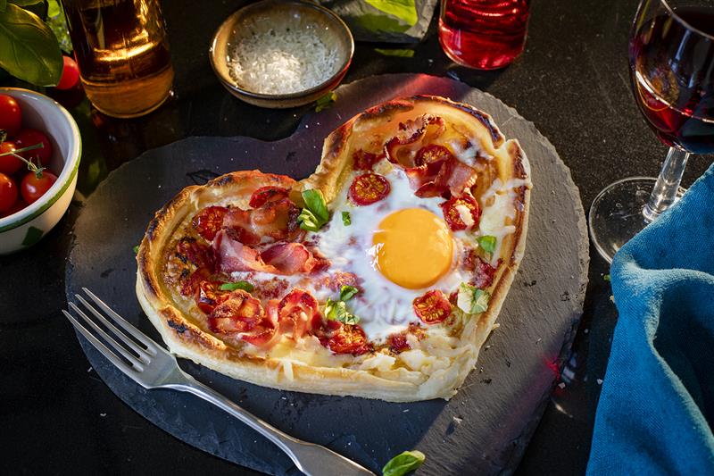 Heart-Shaped Pizza - Macey's