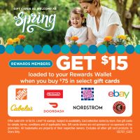Rewards Exclusive: Get $15 loaded to your Rewards wallet when you ...