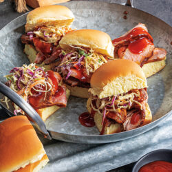 Spicy BBQ Tri-Tip Sliders with Creamy Avocado Slaw - Dick's Market