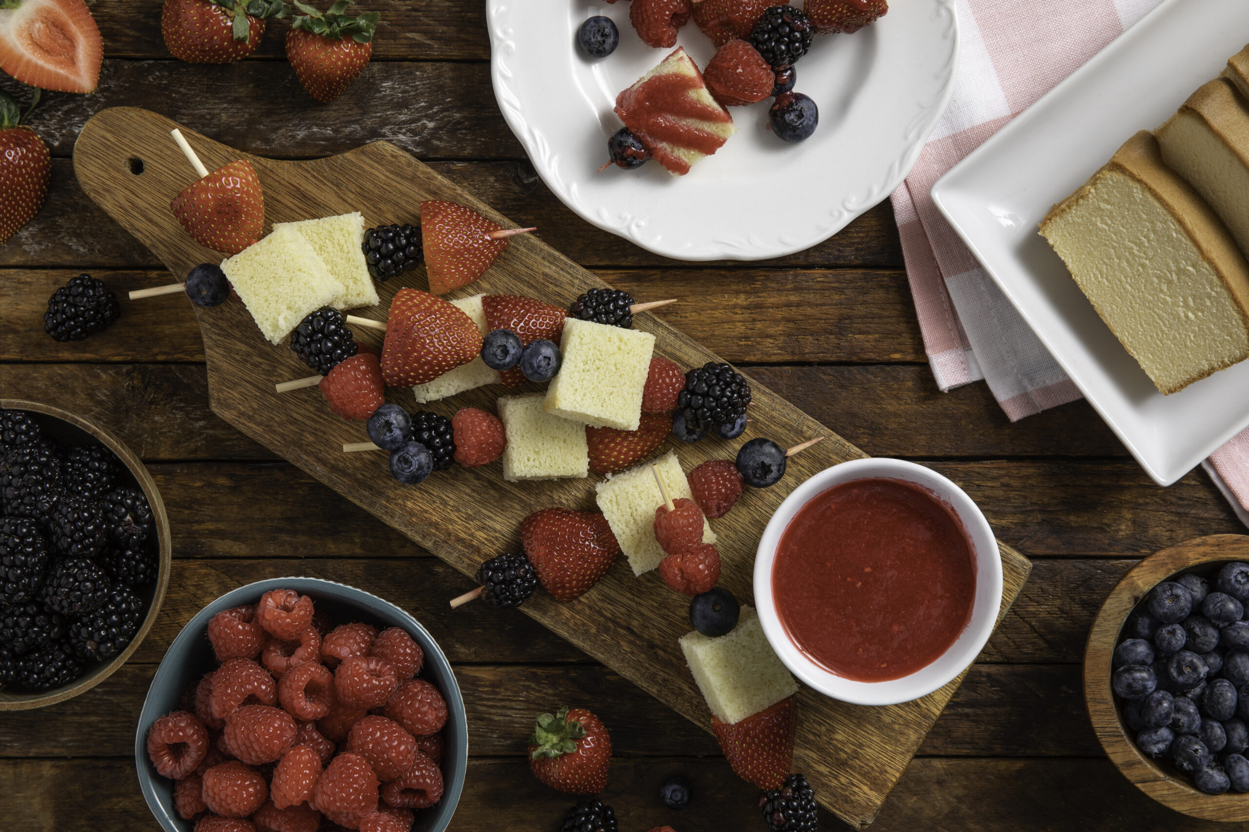 Very Berry Shortcake Kabobs - Lin's Fresh Market